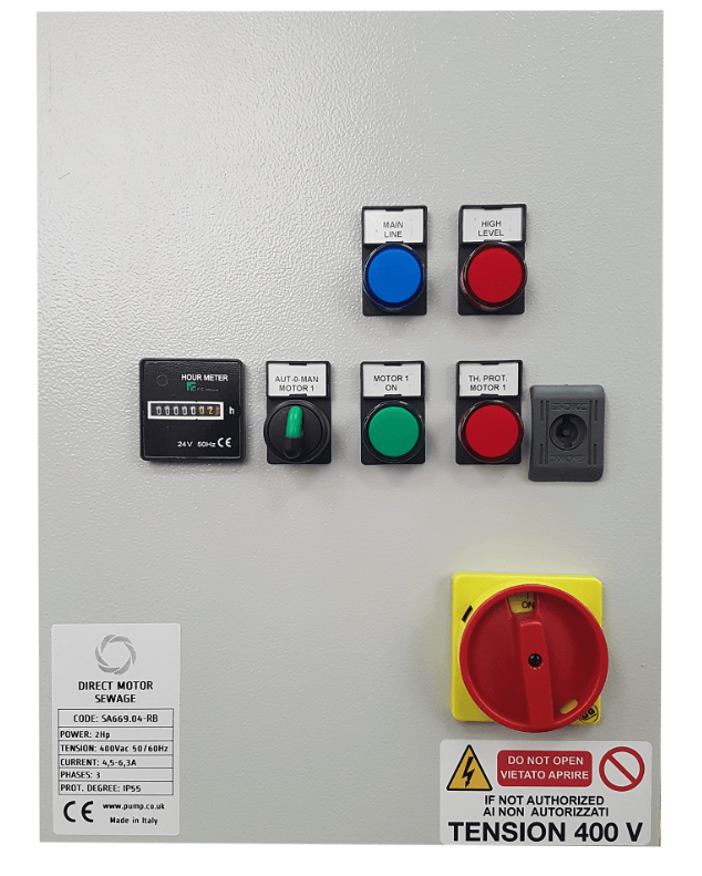 Buy Full Control Panels For Sewage Pumps Online At Anchor Pumps UK