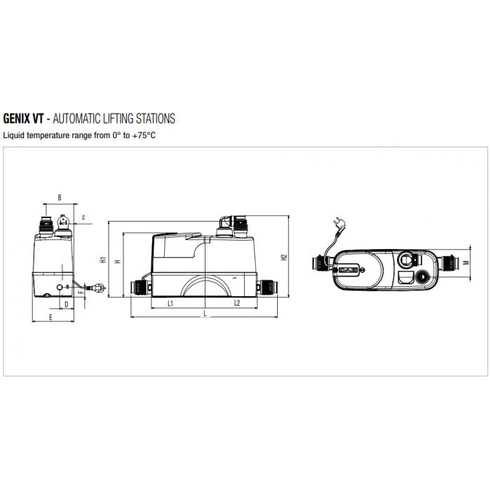 Buy DAB GENIX VT 030 V230/50 SCHUKO Automatic Lifting Station