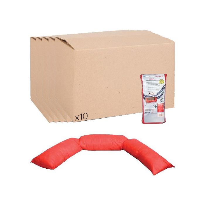 Buy Hydrosnake Water Reactive Flood Barrier (5 Boxes of 10 Pks of 2)