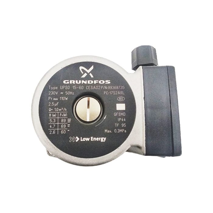 Grundfos OEM UPS0 15-60 130mm 1 1/2" BSP Domestic Circulating Pump 240v