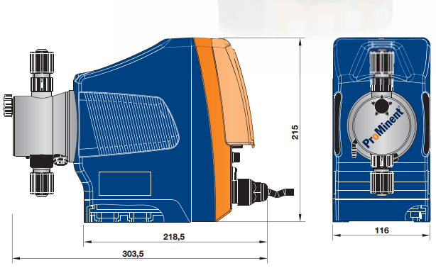 Buy ProMinent Gamma X Solenoid Pump 14.5l/hr - Online Pump Supplies UK