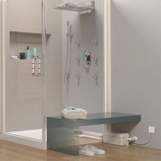 Buy Saniflo Sanishower Domestic Sanitary Pump for Shower, Hand Basin ...