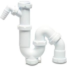 buy Siphon PP 1 1/2" x 40 mm female thread x clamp white type Universal