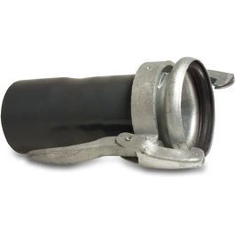 Buy 159mm Female Perrot x 160mm Spigot Perrot Galvanised Steel Quick ...