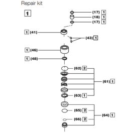 ABS Repair Kit For The J(S) 12 & 15 Pump Ranges